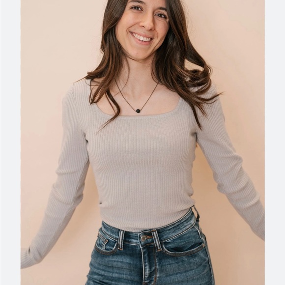 H&M | Tops | Hm Square Neck Small | Poshmark